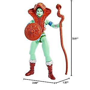 Masters of the Universe Origins Eternian Goddess 5.5-in Action Figure, Battle Figure for Storytelling Play and Display, Gift for 6 to 10-Year-Olds and Adult Collectors