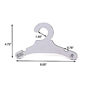 Koobay 9" Children Kids Coat Clothes Pants Eco Recyclable White Paper Cardboard Baby Hangers 36Pack