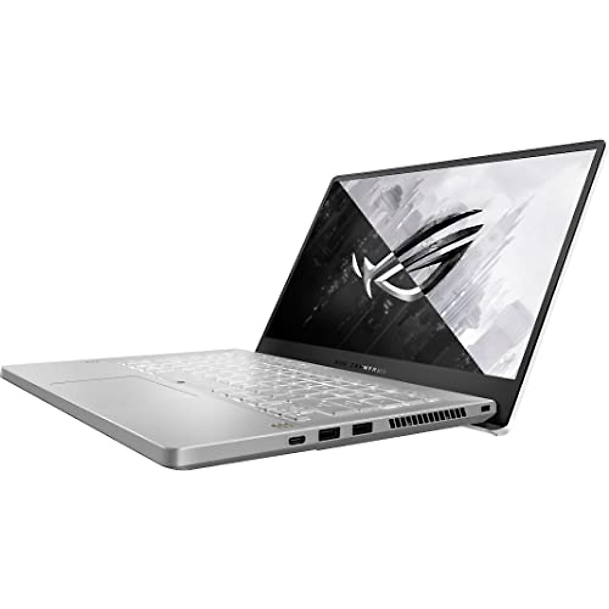 Asus 2022 Newest - ROG Zephyrus 14'' FHD 144Hz Gaming Laptop - AMD Ryzen 7 5800HS - NVIDIA GeForce RTX 3060 - Moonlight White w/Mouse Pad (40GB RAM|2TB PCIe SSD)