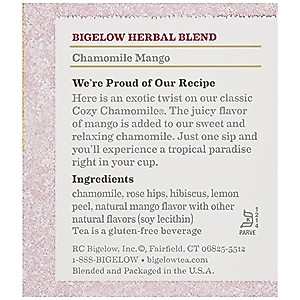 Bigelow Tea Chamomile with Mango Tea, 20 ct