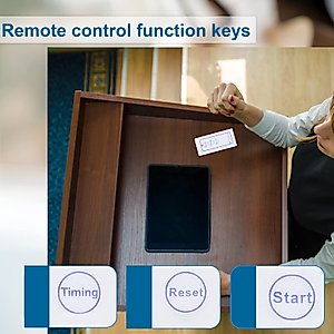Retekess TM101 Wireless Quiz Answer Game Buzzer System, Add Up to 32 Buttons,262ft,Auto-Sleep,10 Buzzers for Game Show,Family Game Nights,Debate Contests in Companies,School Contest