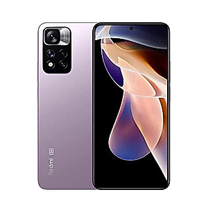 Xiaomi Redmi Note 11 Pro+ Plus 5G + 4G 128GB + 8GB Unlocked 6.67" 108MP Night Mode (Not Verizon Sprint Boost Cricket Metro At&T) + (w/Fast Car 51W Charger Bundle) (Purple)