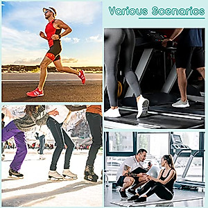 4 Pieces Ankle Gel Pads Skate Ankle Gel Discs Cushion Pads Ankle Protector Brace Skate Accessories for Ice Skating Riding Ski Ankle Protection, 2.48 Inch