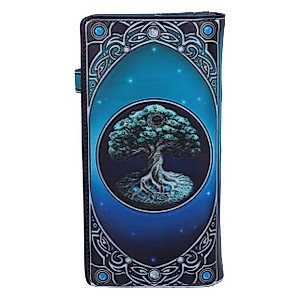 Nemesis Now Embossed Purse, Gothic Wallet, 18.5cm - Tree of Life