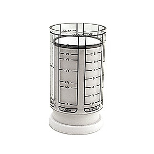 KitchenArt 1 Cup Adjust-A-Cup, Plastic, White