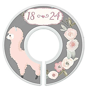 Mumsy Goose Nursery Closet Dividers Closet Organizers Baby Girl Clothes Dividers Llamas