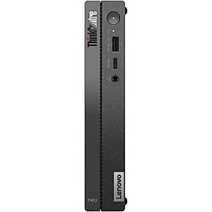 Lenovo ThinkCentre neo 50q Gen 4 12LN000CUS Desktop Computer - Intel Core i5 13th Gen i5-13420H Octa-core (8 Core) - 8 GB RAM DDR4 SDRAM - 256 GB M.2 PCI Express NVMe 4.0 x4 SSD - Tiny - Black