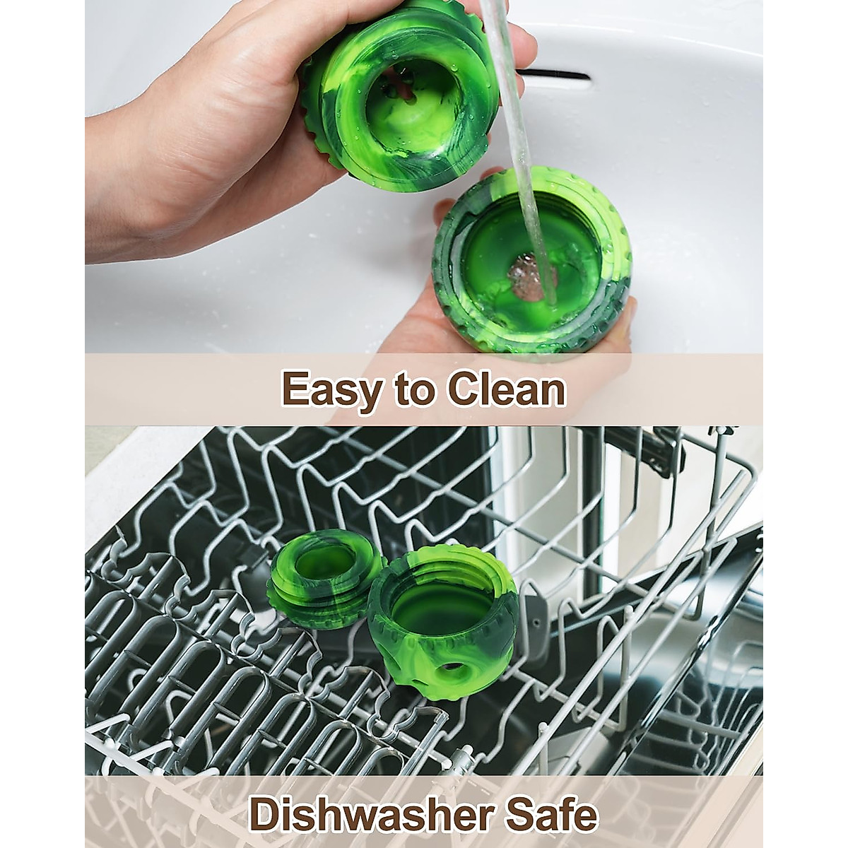 Joytale Dog Enrichment Toys, Fillable Dog Chew Toys, Dog Toys for Aggressive Chewers, Skull Design Dog Toys with Rope, Indestructible Dog Toy to Keep Them Busy