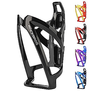 ROCKBROS Bike Water Bottle Holder Ultra-Light Durable Bicycle Bottle Cages with Screws Tool, Universal Bike Cup Holder Rack for Road MTB Bikes…