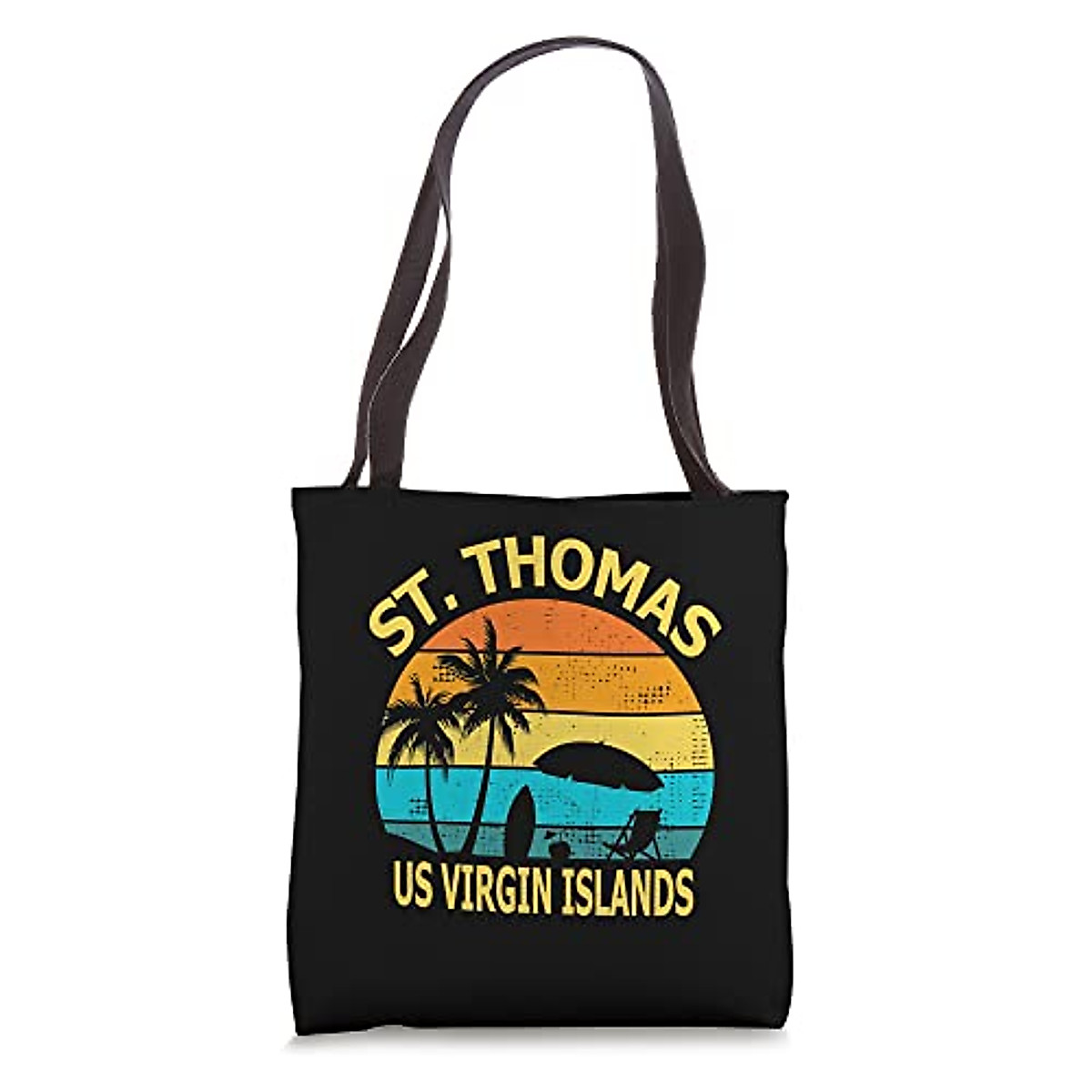 Travel St. Thomas US Virgin Islands Vacation Souvenir Tote Bag