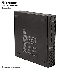 Dell Optiplex 9020 Micro Desktop PC, Intel i3-4160T-2.9 GHz, 8GB Memory, 128GB SSD, USB WiFi, Windows 10 Pro(Renewed)