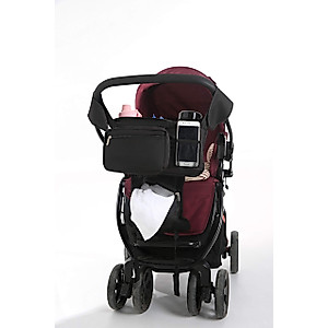 Mybabyly Baby Stroller Organizer with Cup Holders, Extra Storage & Secured Fit, Easy Installation- Universal Stroller Organizer for Smart Moms
