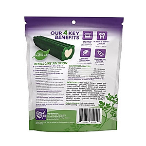 Every Day Naturals Dog Dental Chew, No Brush Toothpaste for Small Breeds, Freshens Breath, Unique Texture Helps Reduce Plaque & Tartar, 10 oz, 1 Pack