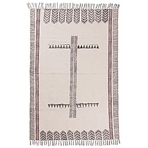 Custom size rug Beige Dining room rug Outdoor patio rug Indian dhurrie rug Square cotton rug Hallway runner rug Stair runner rug kitchen rug Living room rug Garden yoga mat