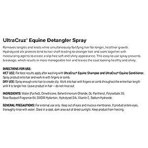 UltraCruz Equine Detangler Spray for Horses, 5 Gallon Refill