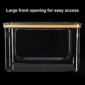 Spacemart Stackable Storage for Laundry Room Organization Extra Large Trash Bag Dispenser