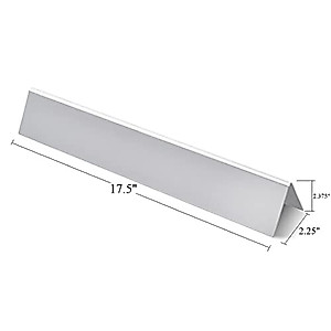 GasSaf 17.5inch Flavorizer Bar Replacement for Weber 7620, Genesis 300, E310, S310, E330, EP-330 Series Grill, 5-Pcs Stainless Steel Flavor Bar (L17.5 x W2.25 x H2.375)