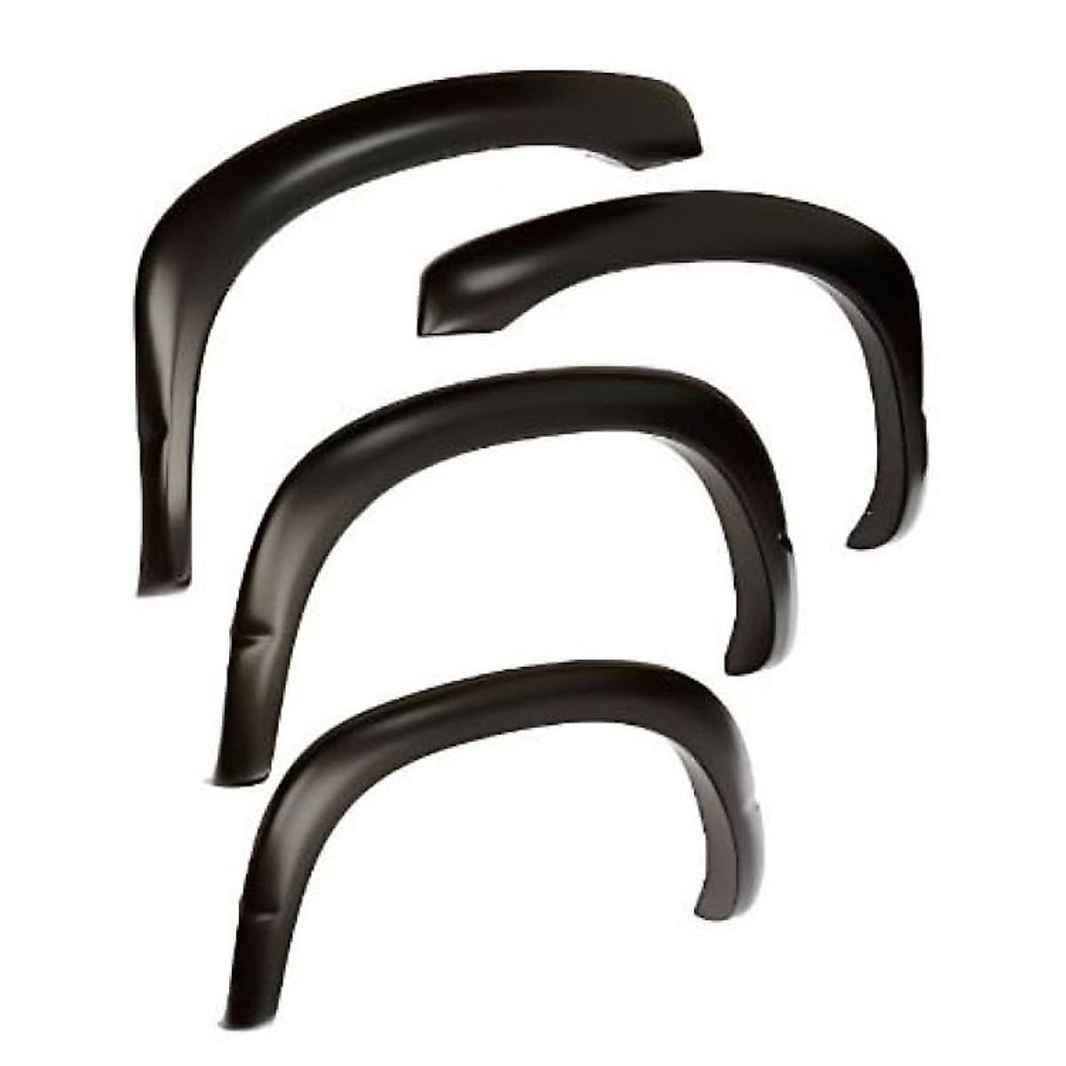 Bushwacker OE Style Factory Front & Rear Fender Flares | 4-Piece Set, Black, Smooth Finish | 30917-02 | Fits 2014-2021 Toyota Tundra Fleetside