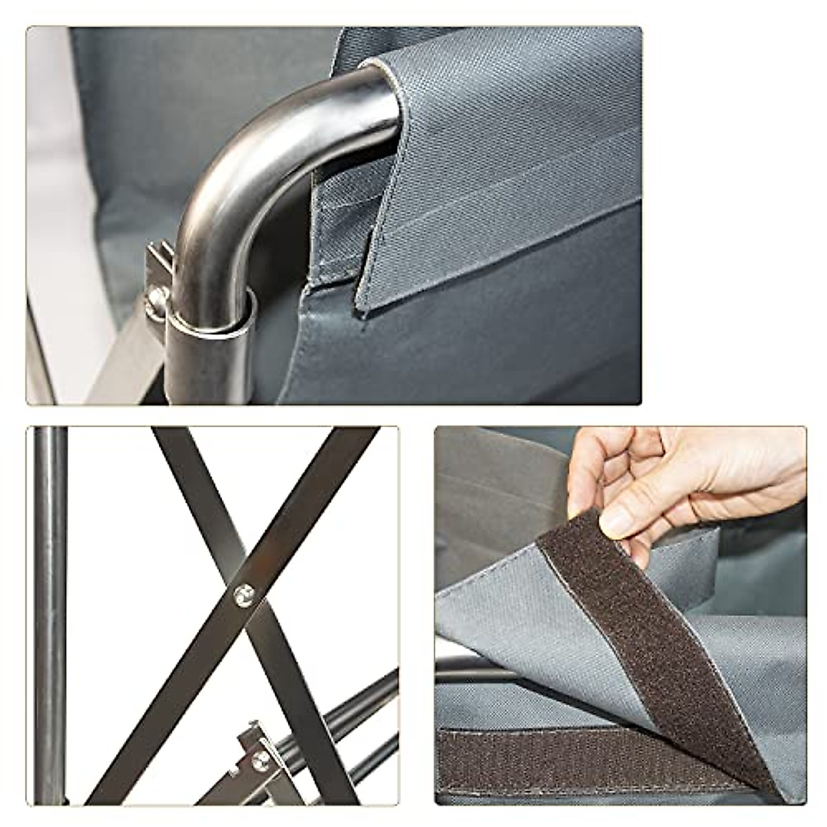 MYOYAY Laundry Sorter Cart with Wheels Collapsible Laundry Hamper Basket Trolley Foldable Commercial Rolling Laundry Cart with Steel Frame and Waterproof Lining for Home/Hotel/Hospital