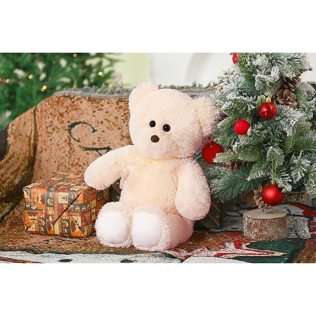 MaoGoLan Teddy Bear Stuffed Animal 18 inches Teddy Bears,2 Pack Twin Bear Plush Toy Baby Shower for Boys Girls Mother's Day,Birthday Gift