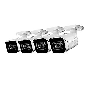 Lorex Technology Lorex E841CA-E 4K Ultra HD IP Security Camera with Color Night Vision (4 Cameras) white 8.46x5.82 h 21.5x14.8cm E841CA-4PK