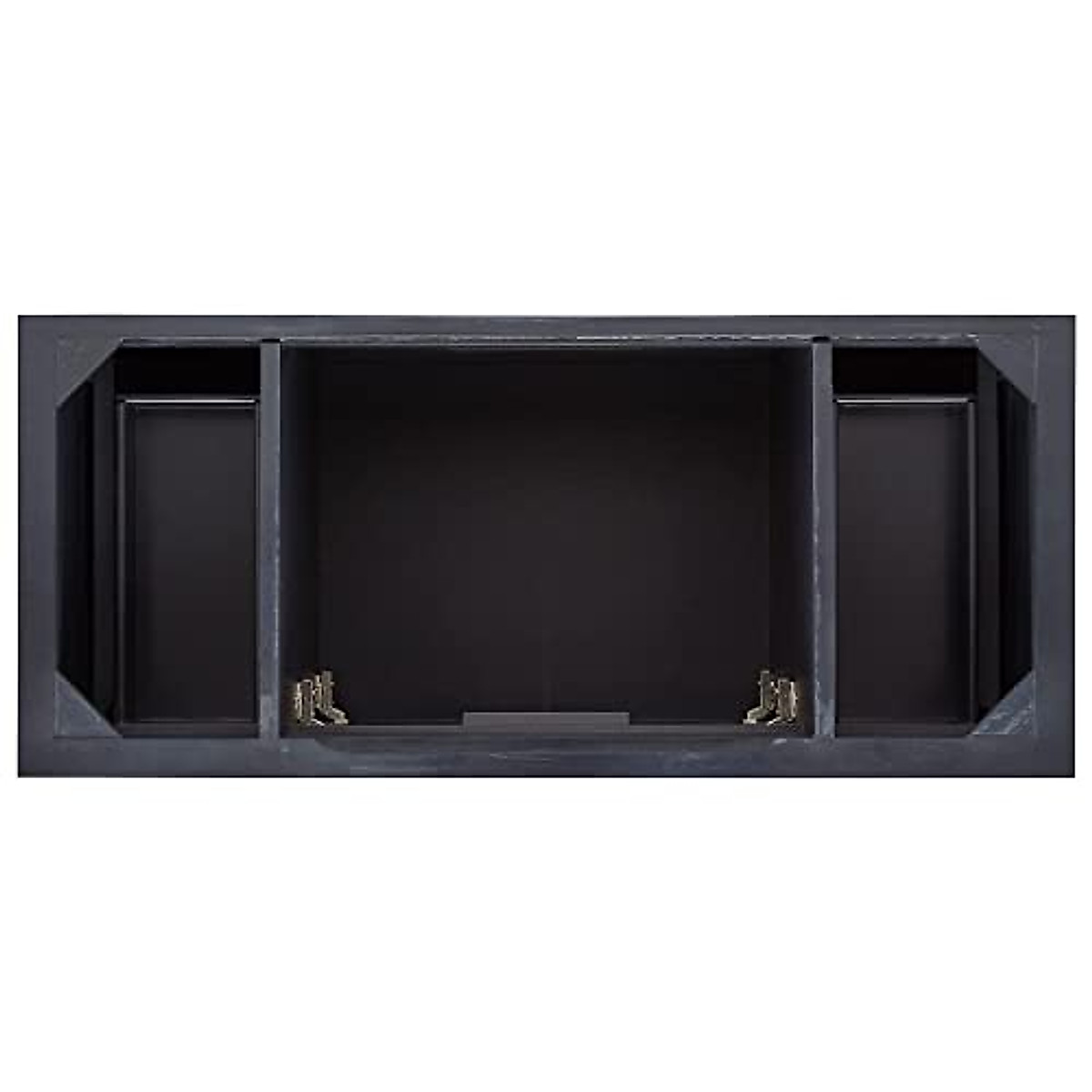 Signature Hardware 953301-48-RUMB-8 Keller 48" Free Standing Single Vanity Set with Mahogany Cabinet, Vanity Top, and Rectangular Undermount Vitreous China Sink - 8" Faucet Holes