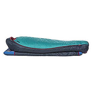 Big Agnes Women's Daisy Mae (650 DownTek) Sleeping Bag, 15 Degree, Petite, Right Zip