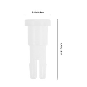 Ipetboom 3 Pairs Glasses Equipment Accessories, Optometry Supplies Optical Chin Rest Paper Pin Attachment Devices for Girls Fix Pin Plastic Paper Fixing Tool Fix Pin Equipment Supplies, White