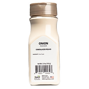 iSpice ONION POWDER | Pure and Fresh | Essential Kitchen Spice | 5.9oz (167g)