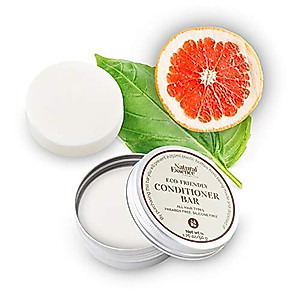 Shampoo Bars for Hair and Hair Conditioner Bar Set for All Hair Types Green Tea and Grapefruit 2 Shampoo Bars and 1 Grapefruit Conditioner Bar with 2 Tin Containers