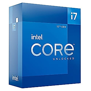 Intel Core i7-12700K Desktop Processor 12 (8P+4E) Cores up to 5.0 GHz Unlocked  LGA1700 600 Series Chipset 125W