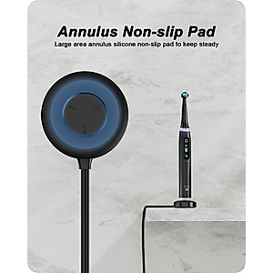 Magnetic Charger Replacement for Oral-B iO Series 7/8/9 Electric Toothbrush, Magnetic Charging Base Compatible with Oral-B Electric Toothbrush iO Series (Black)