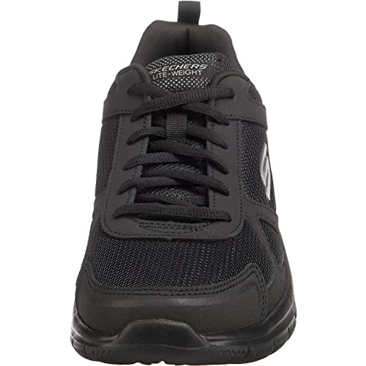 Skechers Men's Track Scloric Oxford, Black, 14 Wide