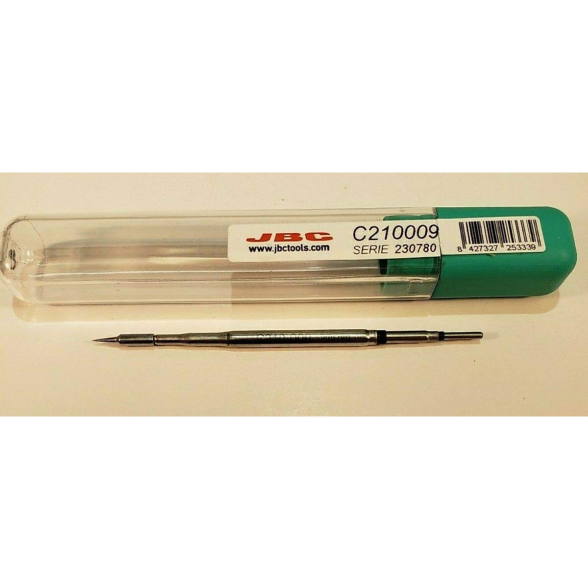 JBC Soldering Tip Series C210, Round Shape, C210009/Diameter 0.2 mm, Straight C210009 (Soldering Cartridge Soldering Cartridge Soldering Tip Soldering Cartridge Soldering Cartridge T210-A AD2210 2210