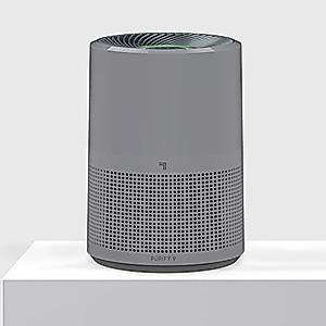 Sharper Image PURIFY 9 Whole Room Air Cleaner with True HEPA Filtration, Activated Carbon Filter, Visual Air Quality Indicator, for Home, Bedroom and Office