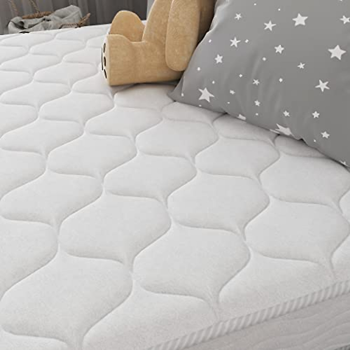 NapQueen 6 Inch Innerspring Twin-XL Size Medium Firm Support Relief Mattress, Bed in a Box