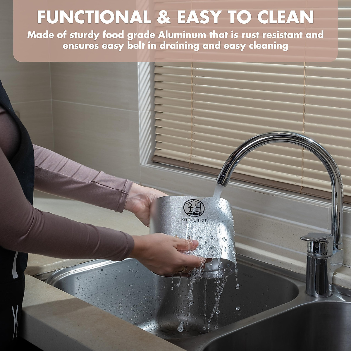 Kitchen Utensil Holder for Countertop. Metal Utensil Holder. Modern Utensil Holder for Kitchen Counter. Cooking Utensil Holder. Utensil Crock. Spatula & Spoon Holder ‎6.4 x 3.2 x 5.4 In