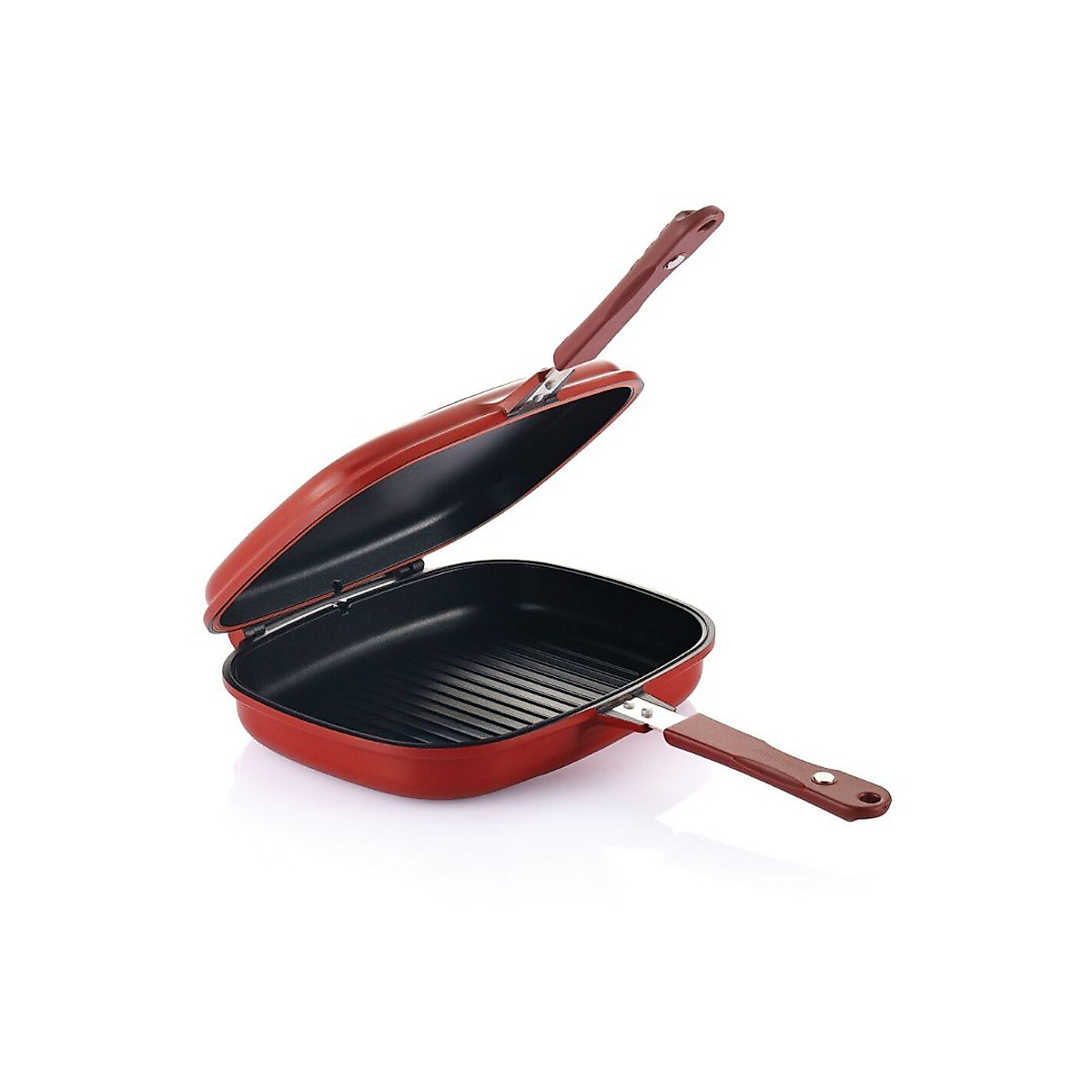 Happycall Jumbo Grill Double Pan Red