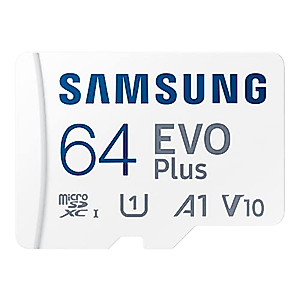 Samsung Evo Plus 64GB MicroSD XC Class 10 UHS-1 Mobile Memory Card for Samsung Galaxy J3 J1 Nxt Ace A9 A7 A5 A3 Tab A 7.0 E 8.0 View On7 On5 Z3