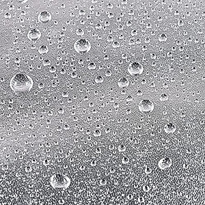 Glitter Faux Leather Sheets Glitter Fabric 12"x54" Soft and Waterproof Shiny Synthetic Leather Material for Sew,Bows,Earrings,DIY Crafts (Silvery)
