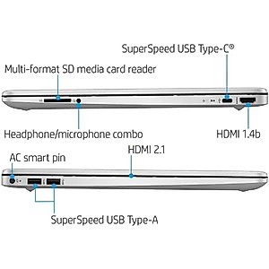 HP 15 15.6" HD Touchscreen Business Laptop Computer, Intel 4-core i5-1135G7 (Up to 4.2Ghz), 16GB RAM, 512GB PCIe SSD, Numeric Keypad, Fast Charge, Windows 11 Home Wi-Fi, HDMI (Renewed)