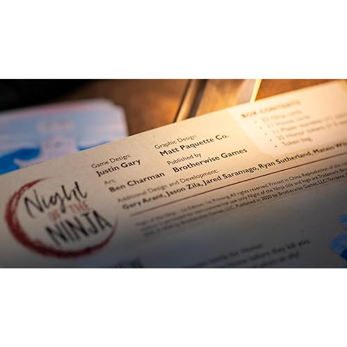 Brotherwise Games Night of The Ninja