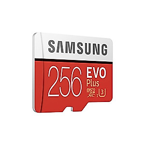 Samsung 256GB EVO Plus Class 10 UHS-I microSDXC U3 with Adapter (MB-MC256GA)