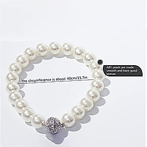 BAMFY Pearl Magnetic Curtain Tiebacks Handmade Weave Curtain Tie Backs Curtain Holders for Drapes Modern Window Draperies Decorative (Color : Brown)