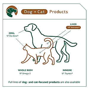 Standard Process VF Antronex for Pets - Feline & Canine Hepatic Support Formula - Healthy Liver Supplement for Cats & Dogs - Antronex Supplement to Support Healthy Immune System - 90 Tablets