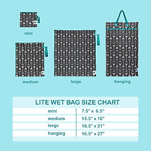 Planet Wise Lite Hanging Wet Bag, This Little Piggy