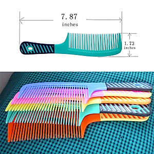 zYoung 5 Pcs Combs for Women, Tooth Comb Set, Styling Essentials Round Comb with Handle