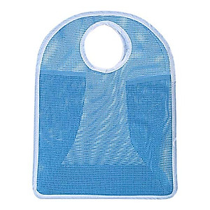 MINISO Multi-Purpose Storage Bag with Netting, Canvas Storage Basket with Stylish Design (Blue)
