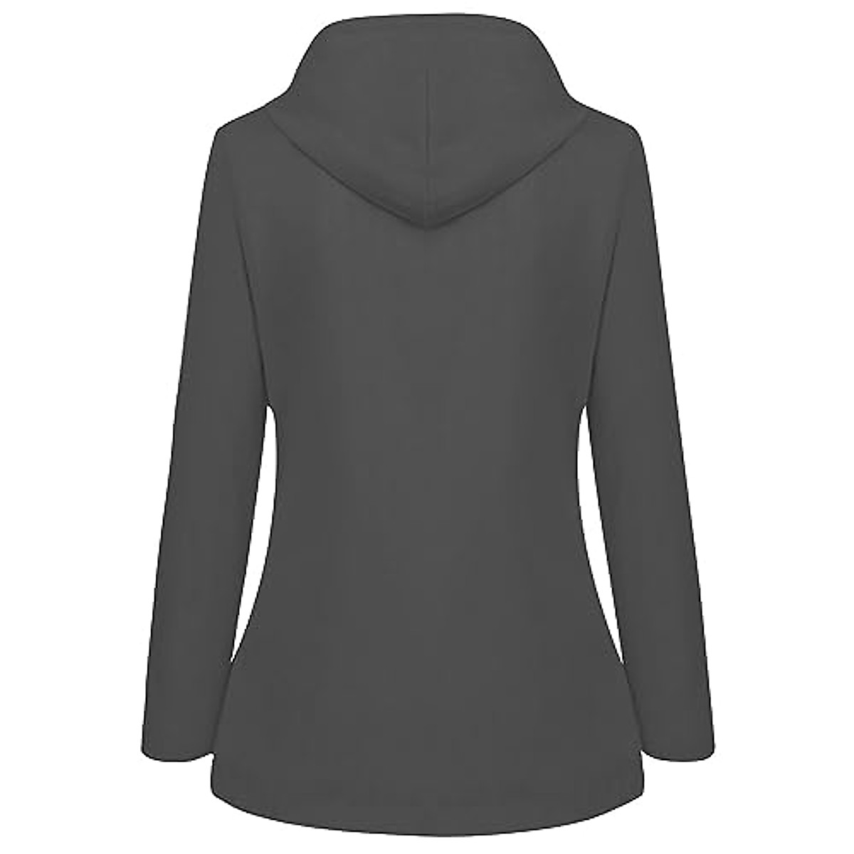 Rain Jacket Womens Waterproof With Hood,2023 Fall Winter Clothes Trendy Striped Lined Zip Up Button Windbreaker,Casual Long Sleeve Lightweight Raincoat Climbing Outdoor(A-Gray,L)