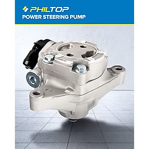 PHILTOP 21-5456 Power Steering Pump Direct Fits Civic 2006 2007 2008 2009 2010 2011 1.8L L4, Power Asist Pump 56110RNA305, 56110RNAA01, 56110RNAA02, Automotive Replacement Power Steering Pumps
